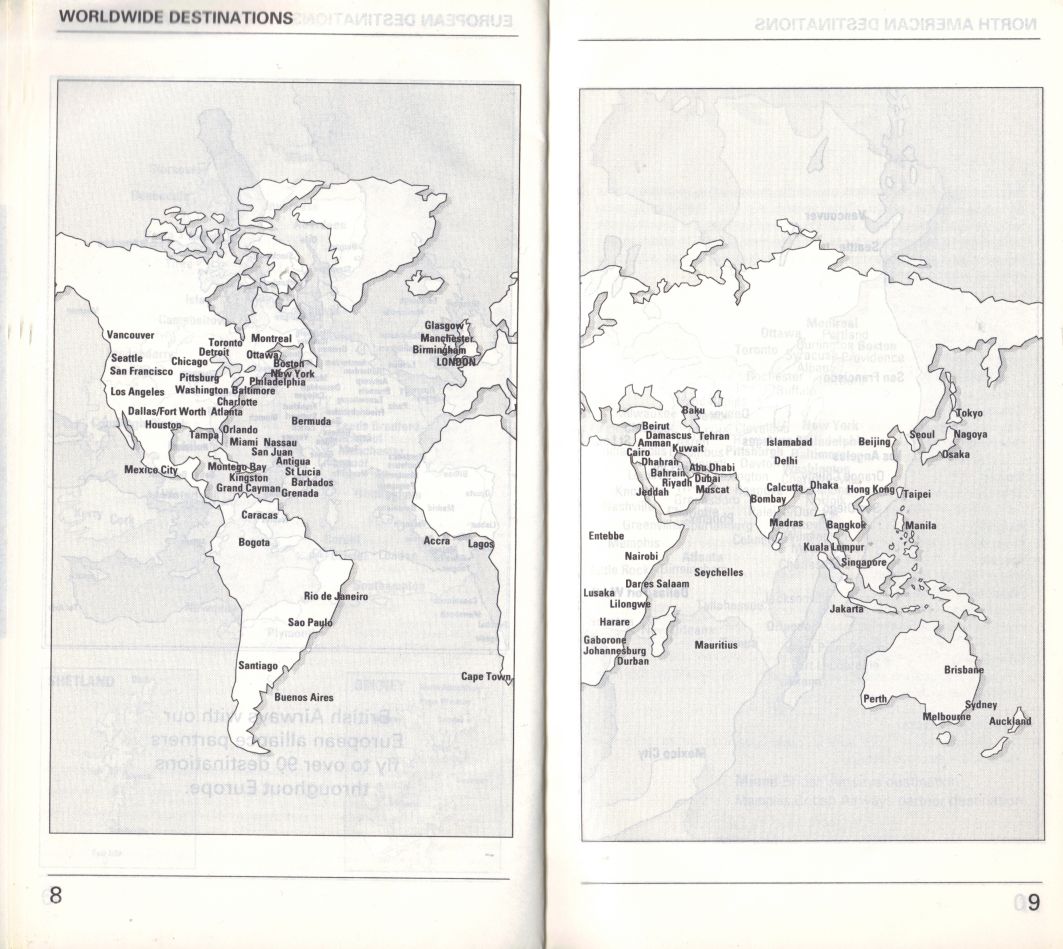 Airline memorabilia: British Airways (1995)