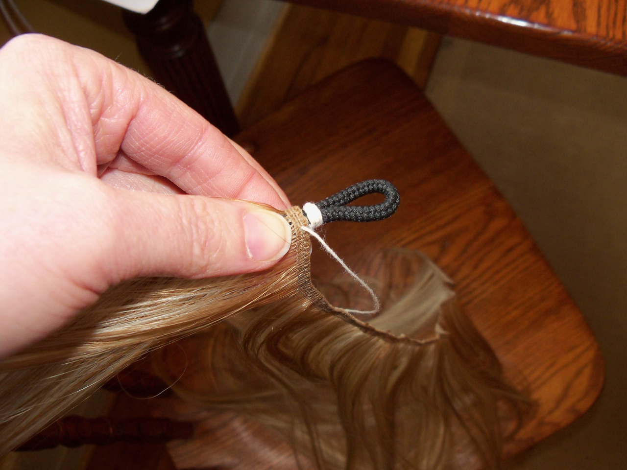 sewing to distraction: Making a Hair Switch