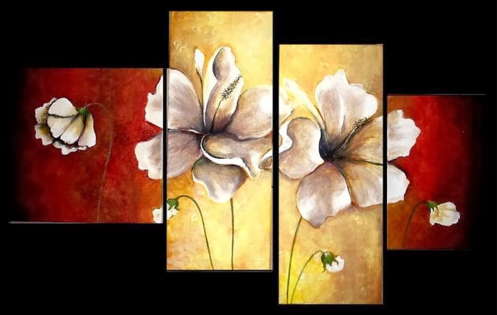 El arte es su máxima expresión : cuadros tripticos decorativos