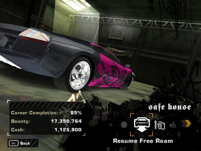 NFS Most Wanted Save Files - Blacklist 1st with all Rival Cars | My e ...