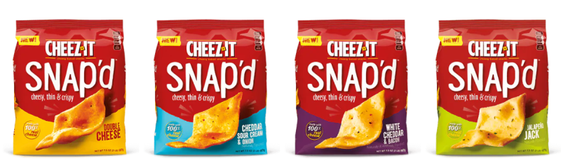New Cheez-It Snap'd Arrives on Store Shelves