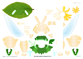 Construye a Tinker Bell Papercraft (de hadas de Disney) | VLC peque