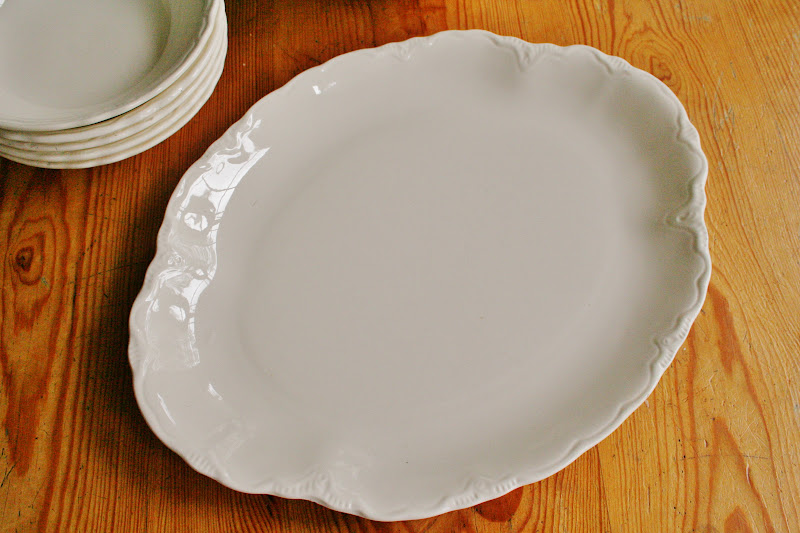 Ironstone and Pine: White Ironstone Dishes