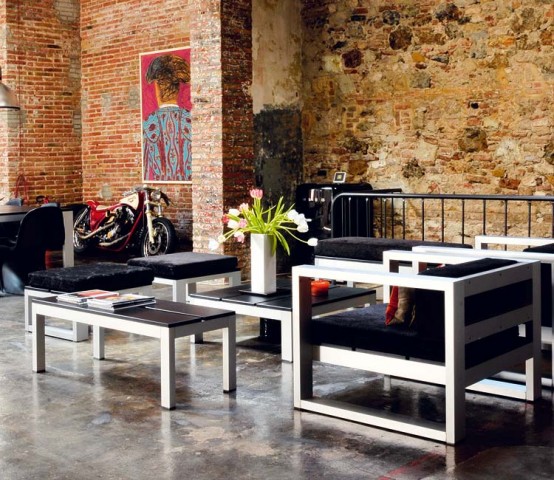 ESTILO RUSTICO: Loft Rustico Industrial