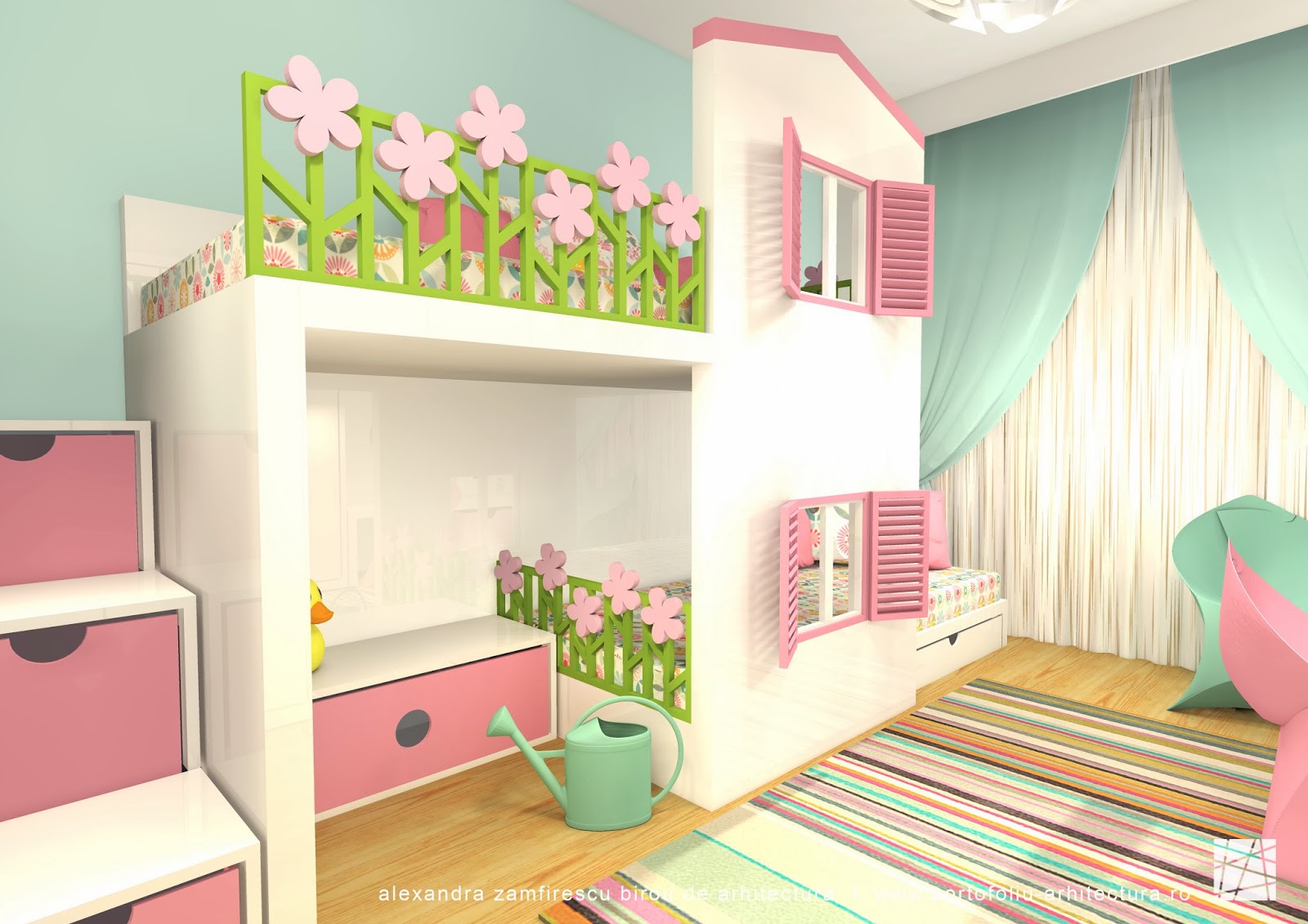 CAMERA PENTRU DOUA FETITE - AZSTUDIO