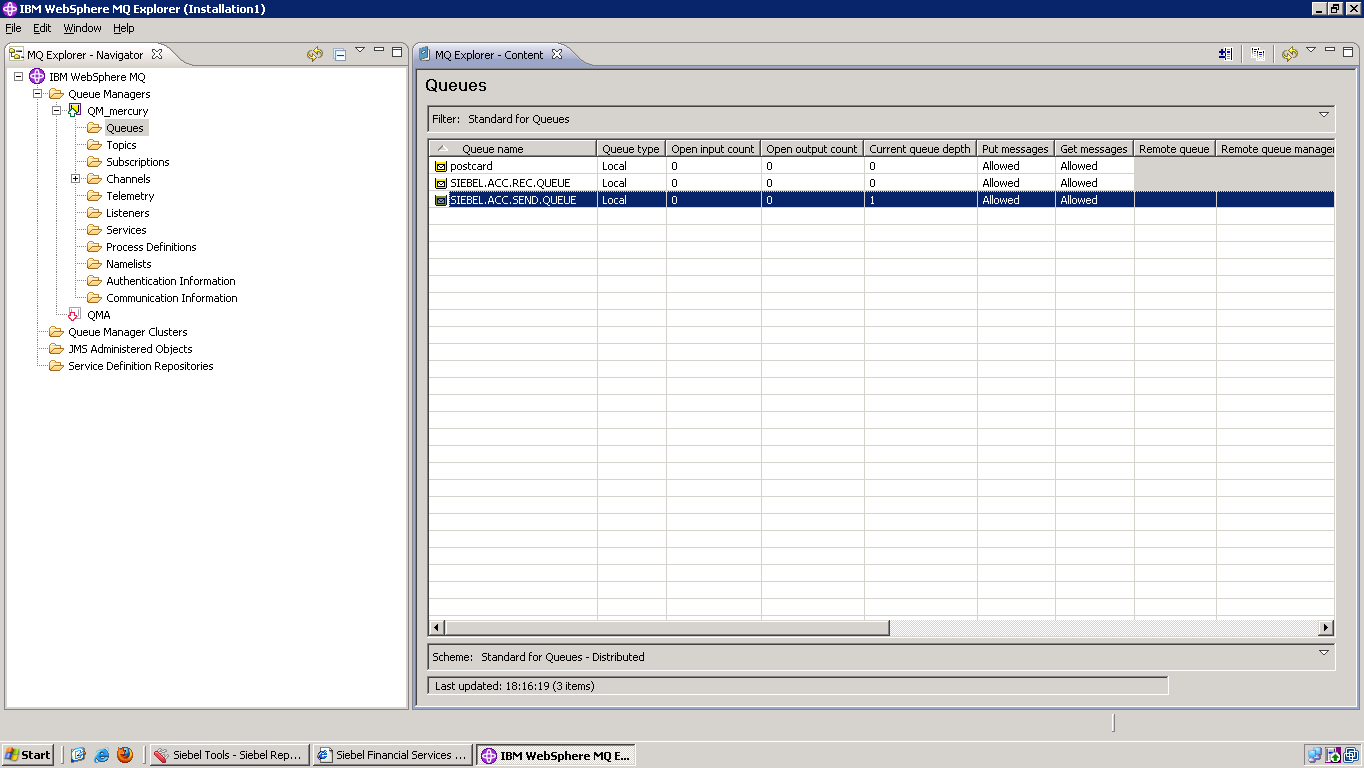 CRM Knowledge Base: EAI MQSeries Transport -Session 1