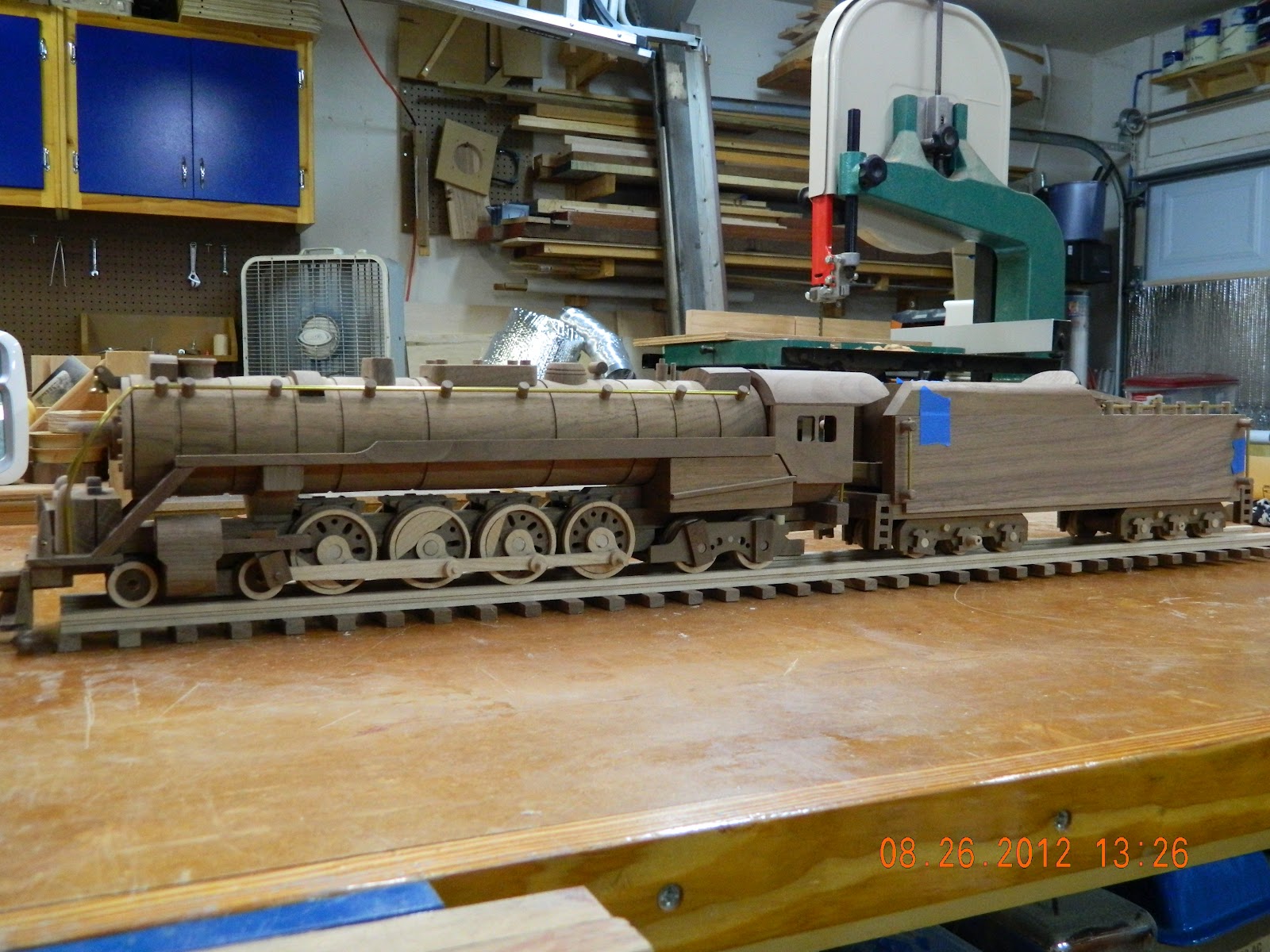 Johnson's Woodworks: 1949 Reading Steam Freight Train Scale Model
