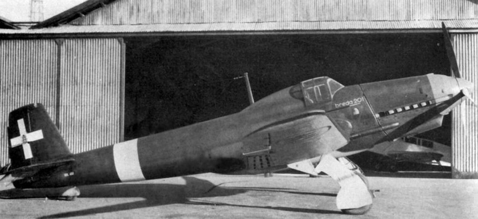 Airplanes in the skies + FAF history: Breda Ba.201