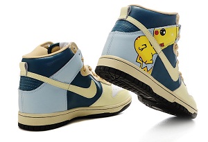 High Tops Nike SB Dunk : Nike Dunks Pokemon Pikachu High Tops For Men Cheap