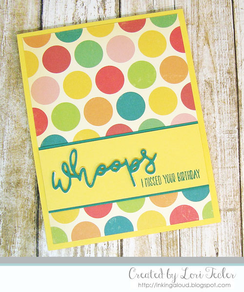 Inking Aloud: Whoops