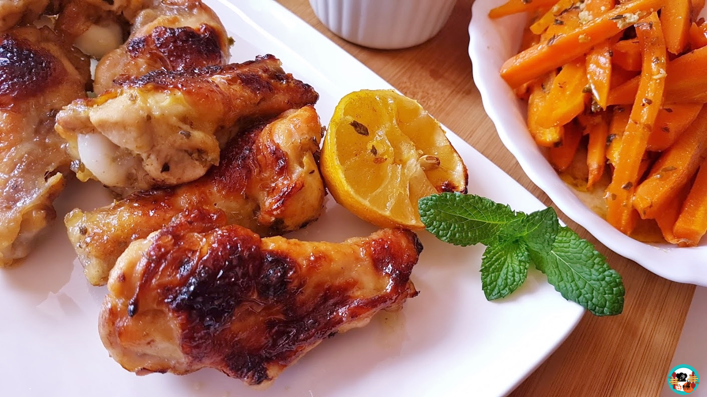 Alitas de pollo con limón y miel - ¡Huele Bien!