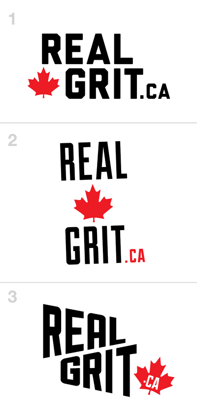 Rob McNeil: Real Grit Logo & Options