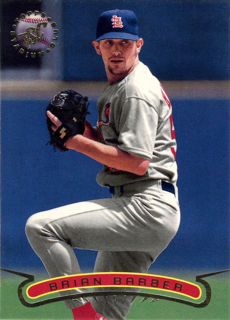 Junk Wax Prospector - Brian Barber - St. Louis Cardnials