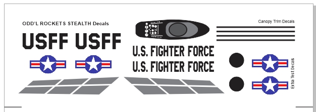 Model Rocket Building: Odd'l Rockets Stealth Build, Part 10, Decals and ...