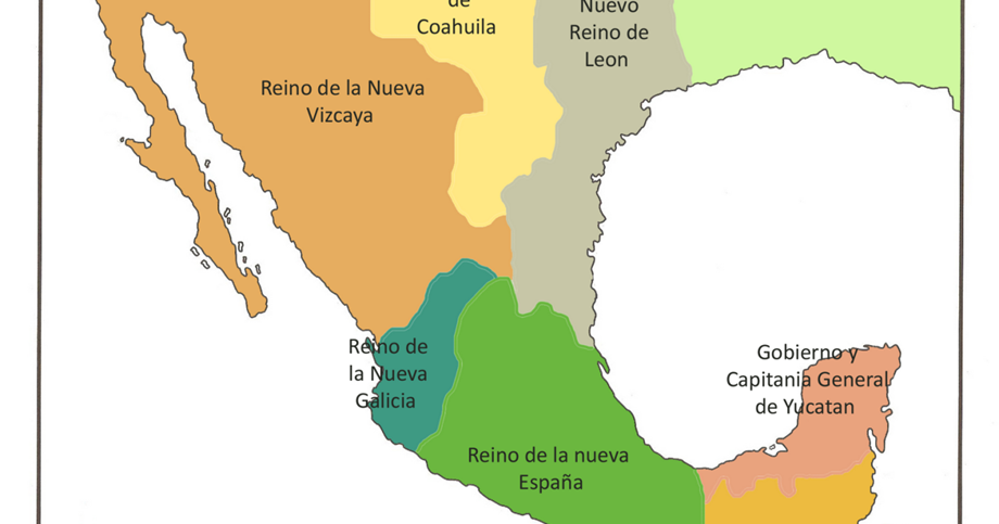 HISTORIA II: Mapas México colonial
