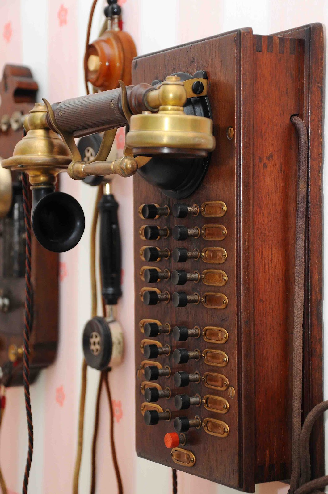 Old Vintage Gallery: Ericsson Wall Telephone Switchboard Intercom Circa ...