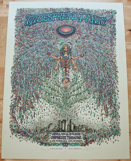 INSIDE THE ROCK POSTER FRAME BLOG: Widespread Panic Marq Spusta Los ... INSIDE THE ROCK POSTER FRAME BLOG: Widespread Panic Marq Spusta Los ...