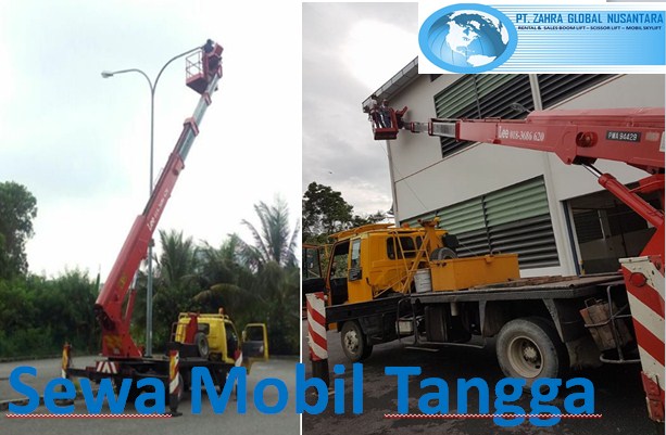 rental mobil tangga hidrolik WA 081381115645: Sewa mobil tangga