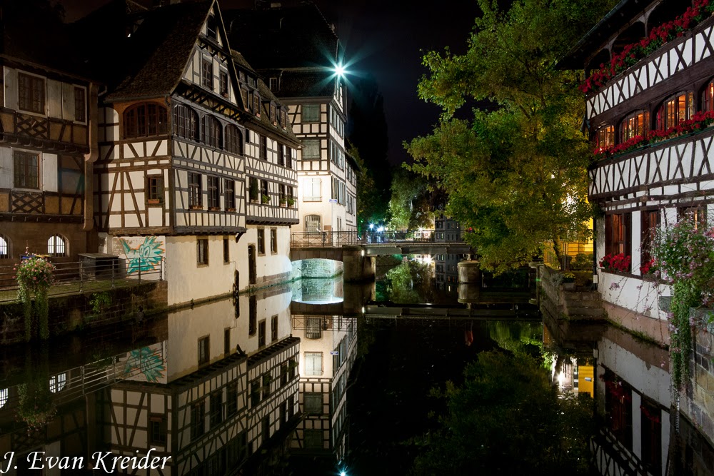 Kreider's Korner Photographs: Strasbourg at night in late September