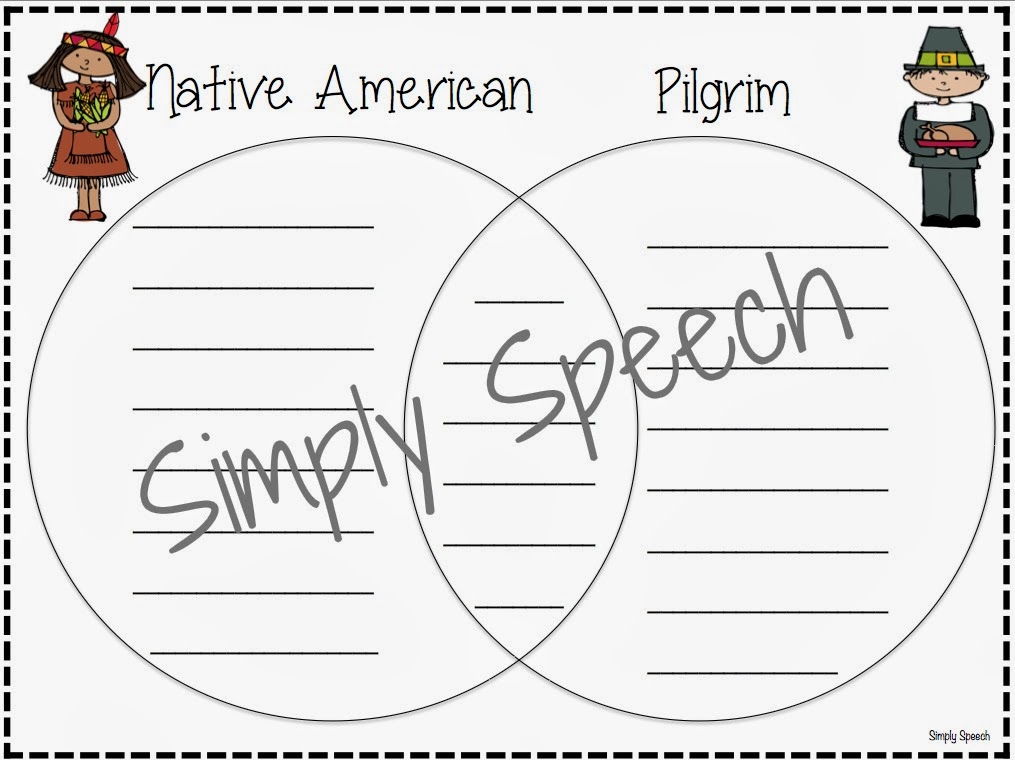 Happy Thanksgiving! A Thematic Unit {Giveaway!} | Simply Speech