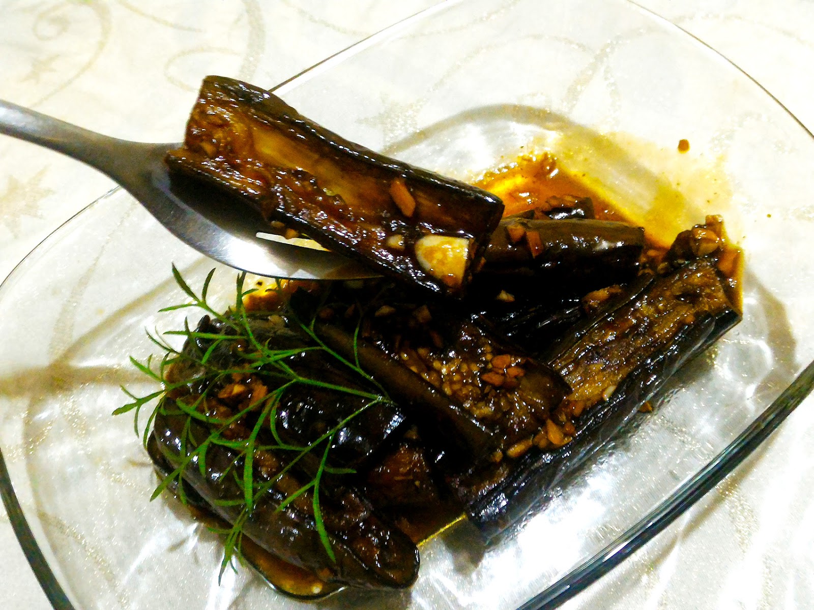 No Meat Mondays: Eggplant Adobo - Shash Stash