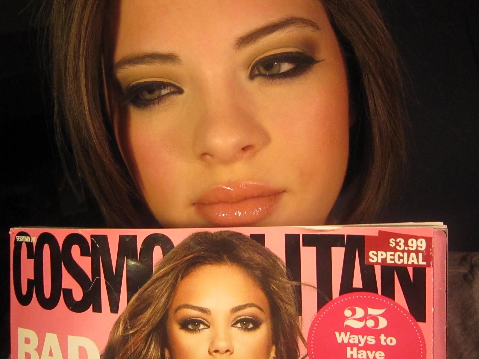 StephBusta's Beauty Blog: Mila Kunis Cosmo Makeup (2011)