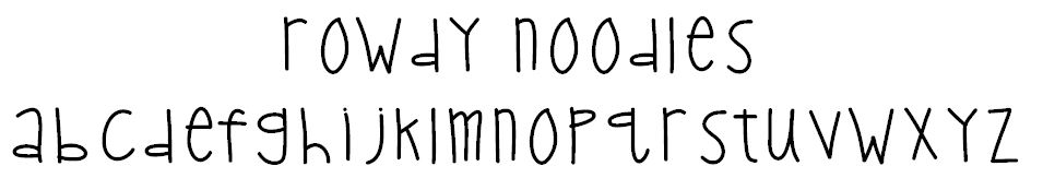 Rowdy Fonts! - Classroom Freebies