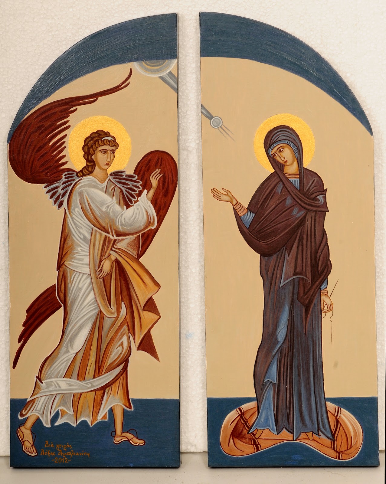 Byzantine Icons: Ευαγγελισμός της Θεοτόκου