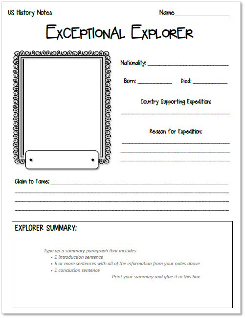 Welcome!: US History: European Explorers