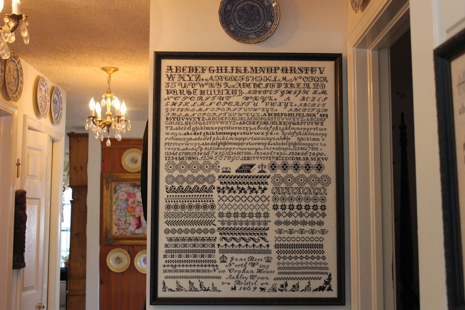 Alison's Samplers: Jane Rees Sampler 1869