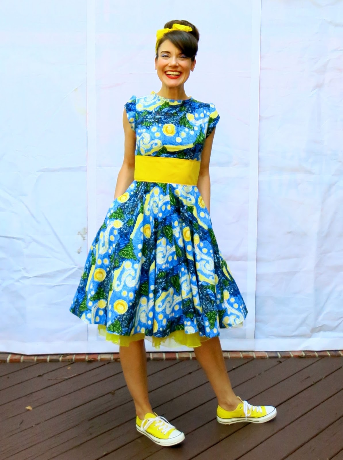 Cassie Stephens: DIY: A Starry Night Dress (Yes, Another One) Cassie Stephens: DIY: A Starry Night Dress (Yes, Another One)