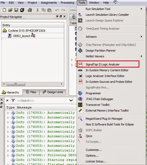 vince 學習筆記: Altera SignalTap II Tutorial