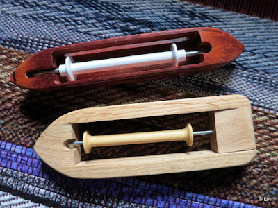 Sweet Leaf Notebook: Hand Made Boat Shuttles for Weaving