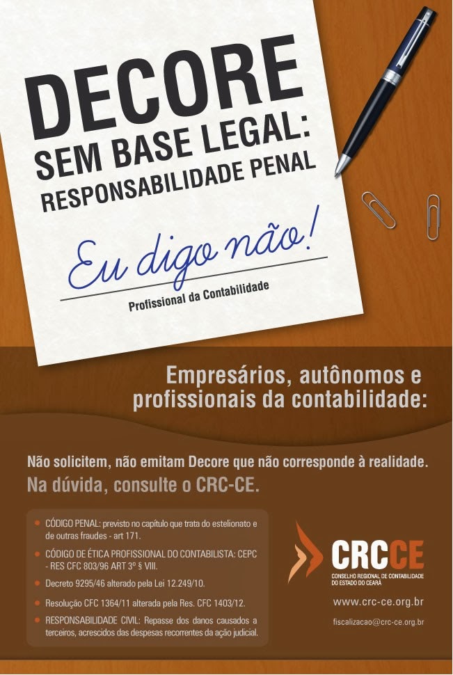 CQC - Contador a Qualquer Custo: DECORE SEM BASE LEGAL ...