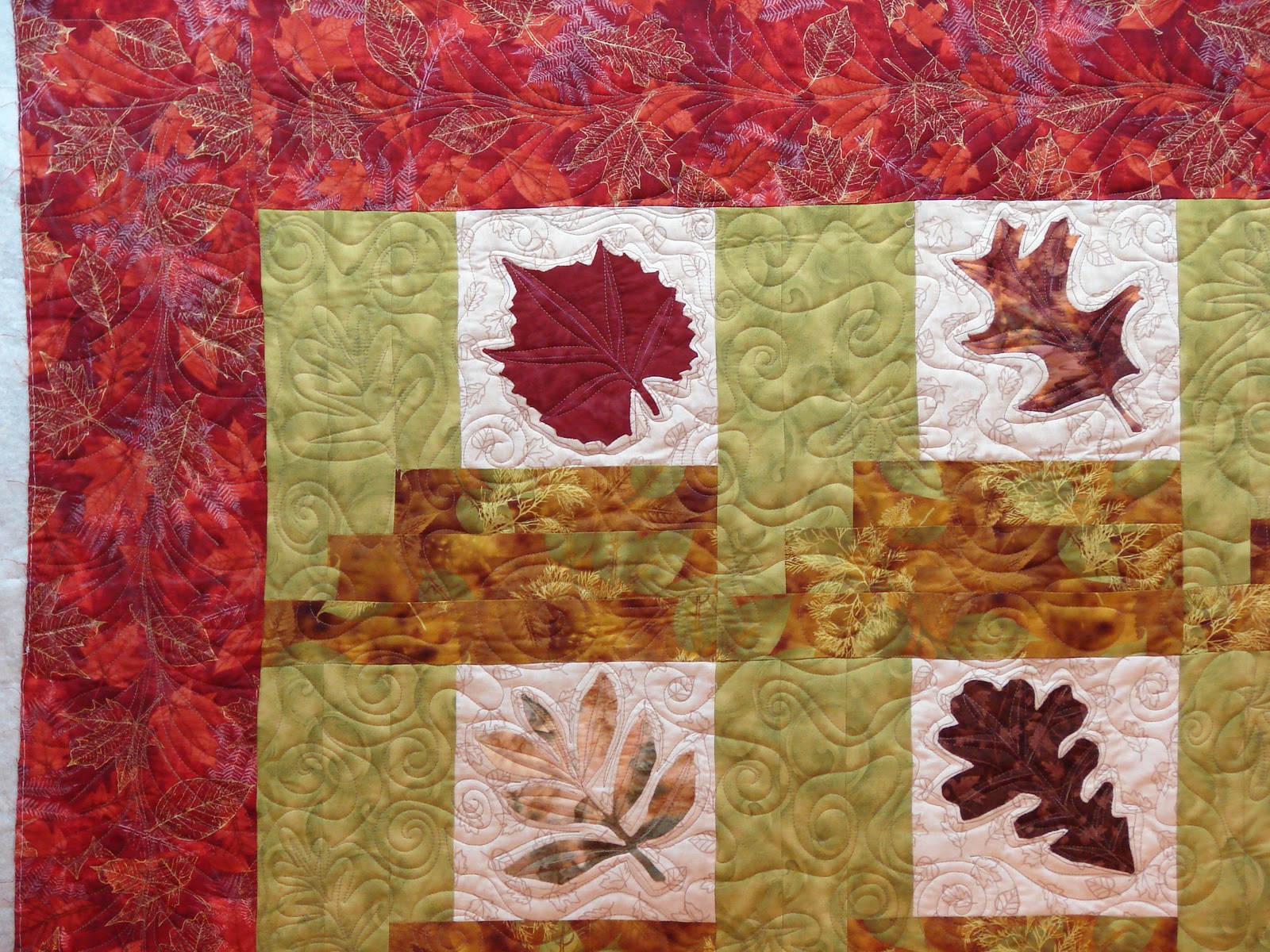 Quilt Vine: Falling Leaves