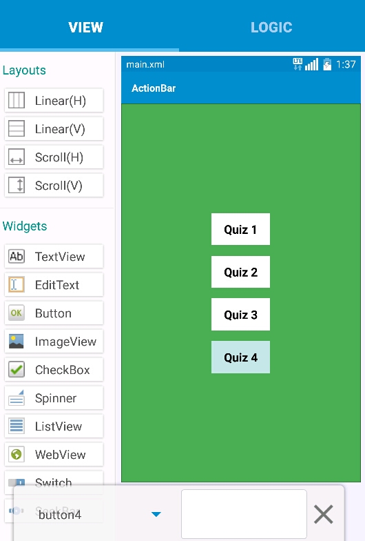 Creating a Quiz Android App