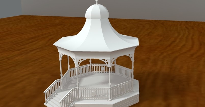 Nathan Edmunds: Bandstand (1:76 scale)