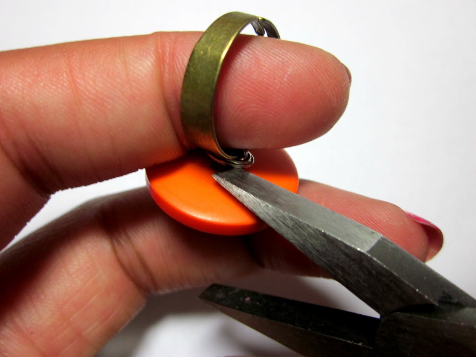 February Jones: Stacked Button Rings (with tutorial!)