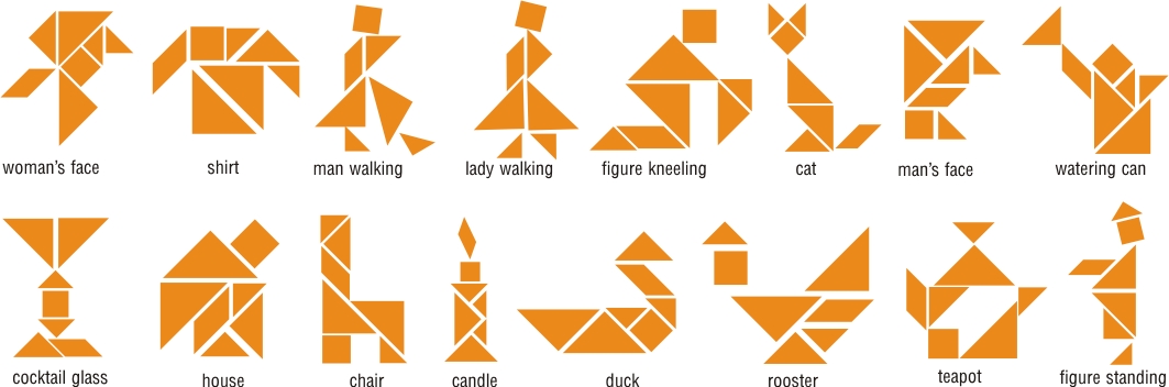 Ideaz : Tangrams or qī qiǎo bǎn - the Chinese puzzle for kids with ...