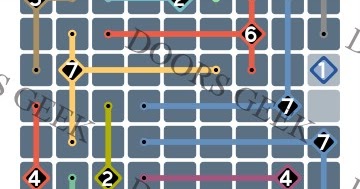 Logic Traces 9x9 Level 9 ~ Doors Geek