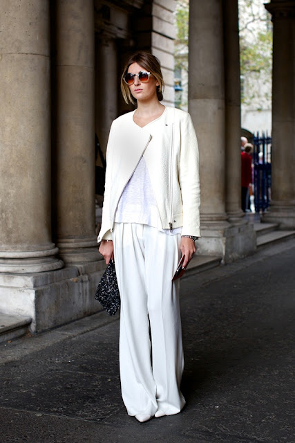 STREET STYLE; WHITE INSPIRATION.-