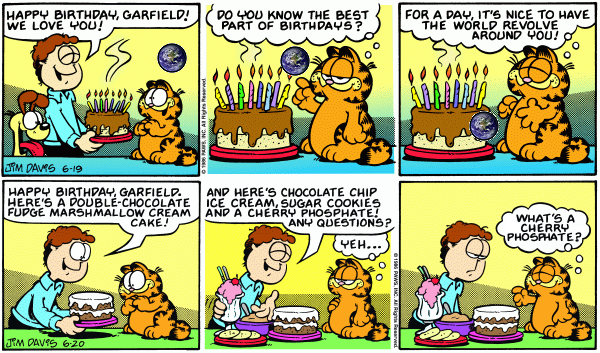 Garfield's Birthday - June 19th