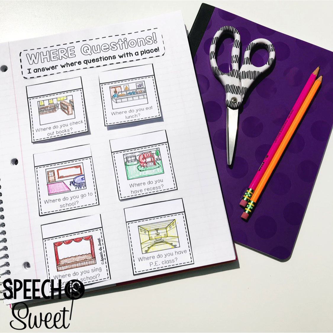 August Interactive Language Notebook - Speech is Sweet