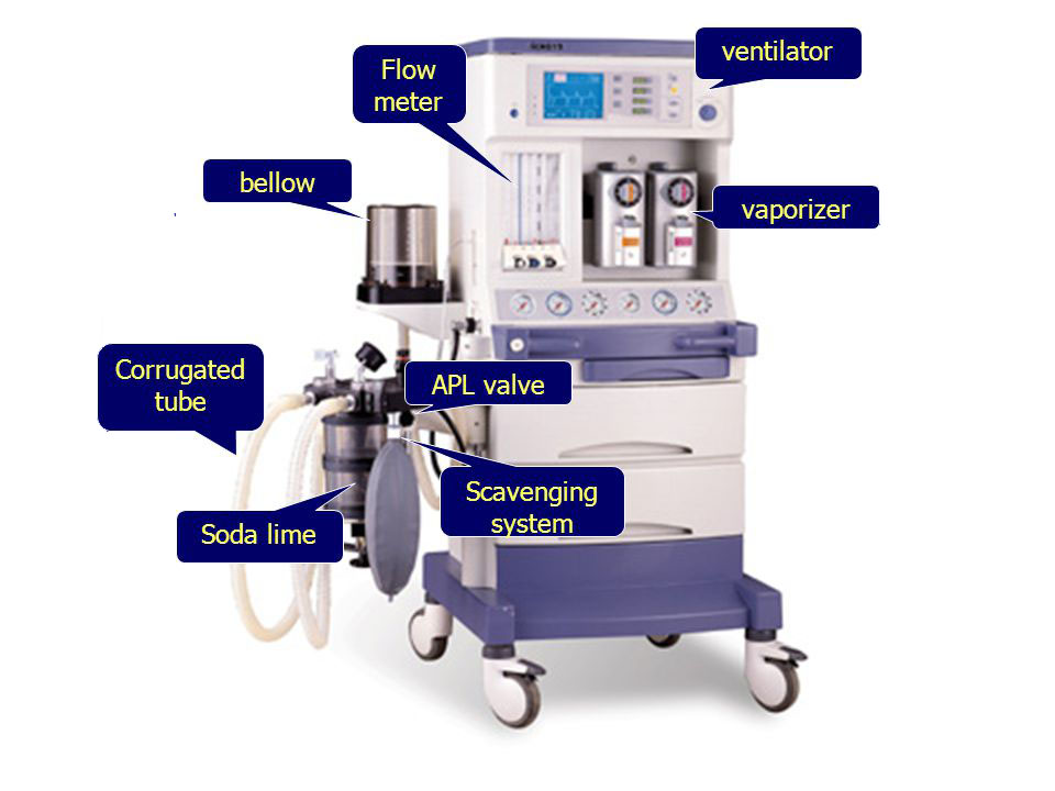 Jual Mesin Anestesi: Schematic Picture | Diagram | Bagan | Anesthesia ...
