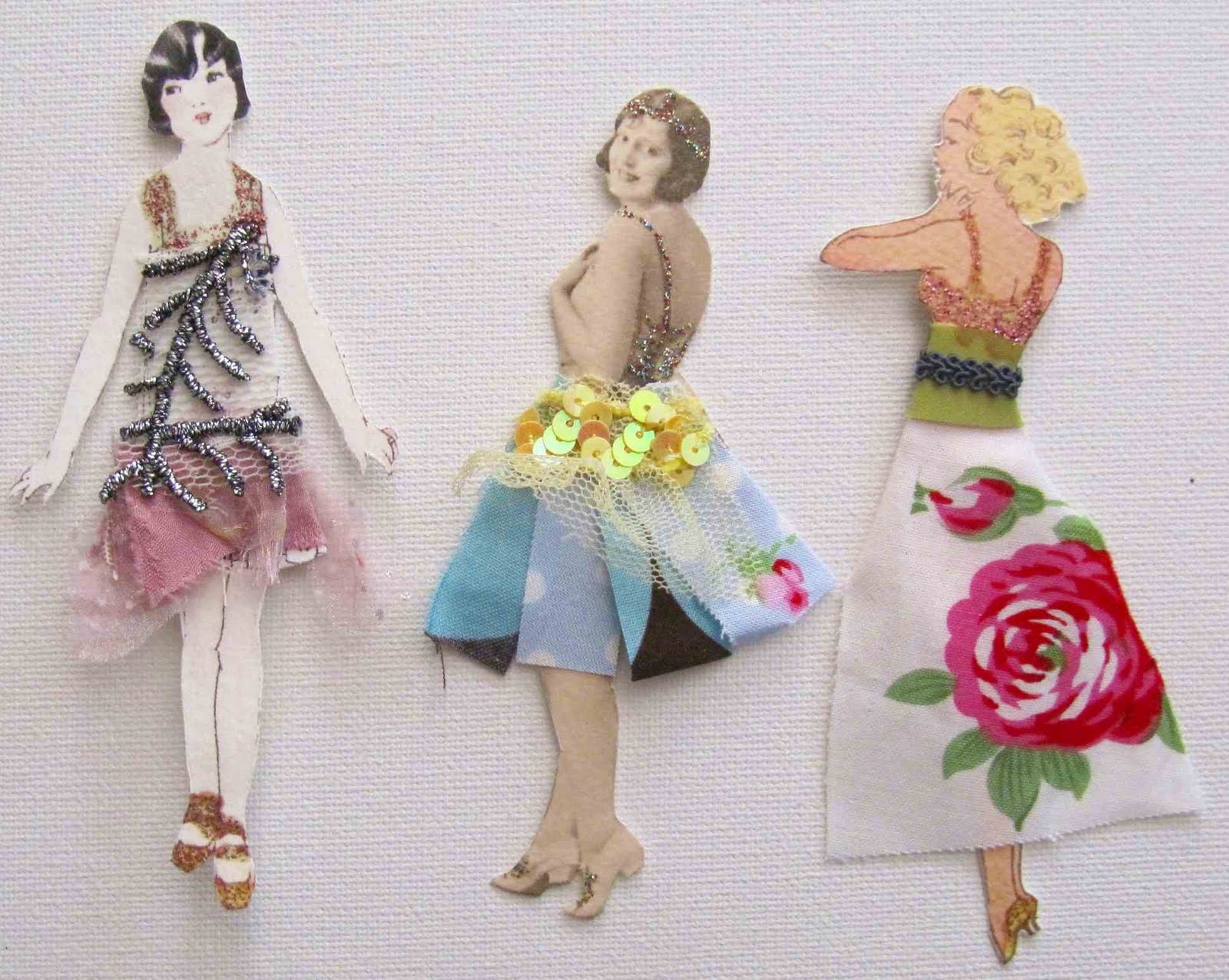 The manic recycling crafter: Scrap dolls