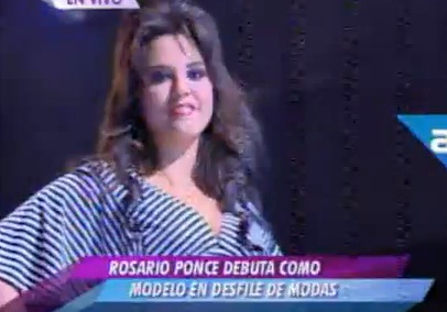 Fotos Video: Rosario Ponce ahora modelo de pasarela ~ ElGonzi.com