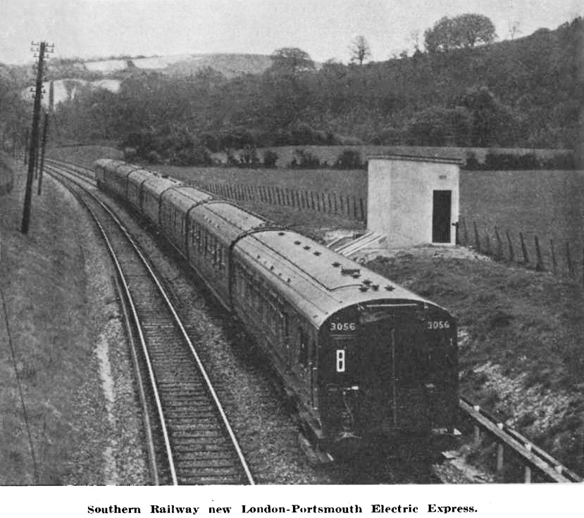 transpress nz: Southern Railway, England, electric multiple units, 1937