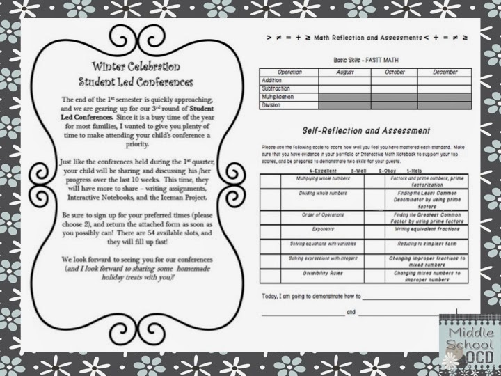 A Peek At My Week and Student Led Conferences | Essentially Elementary