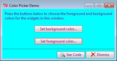 Py In My Eye: Tkinter Color Picker Demo