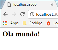 Mobile - Node.js - "Olá mundo" em JS - incluindo HTML